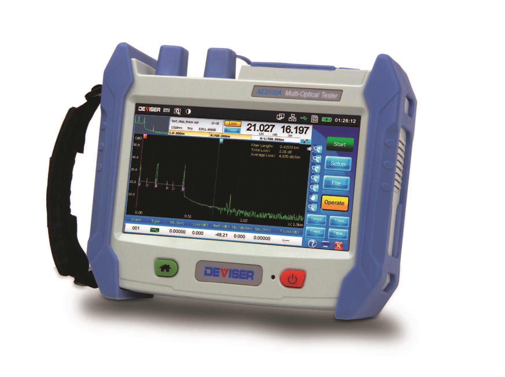 AE3100B Handheld OTDR