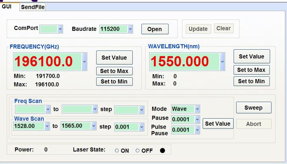 UC8712C PC Control Tunable Laser Source Modules with Swept Function